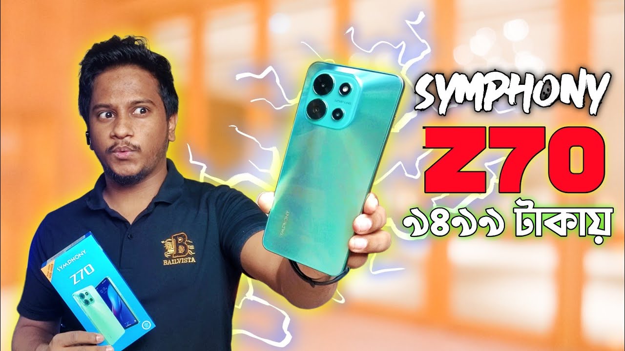 Symphony Z70 Full Review In Bangla || ১০ হাজারে দেশের সেরা ফোন ...