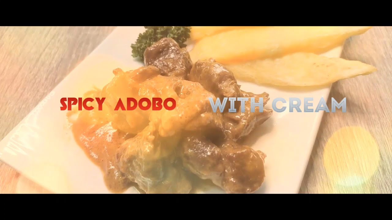 Spicy Adobo with Cream - YouTube