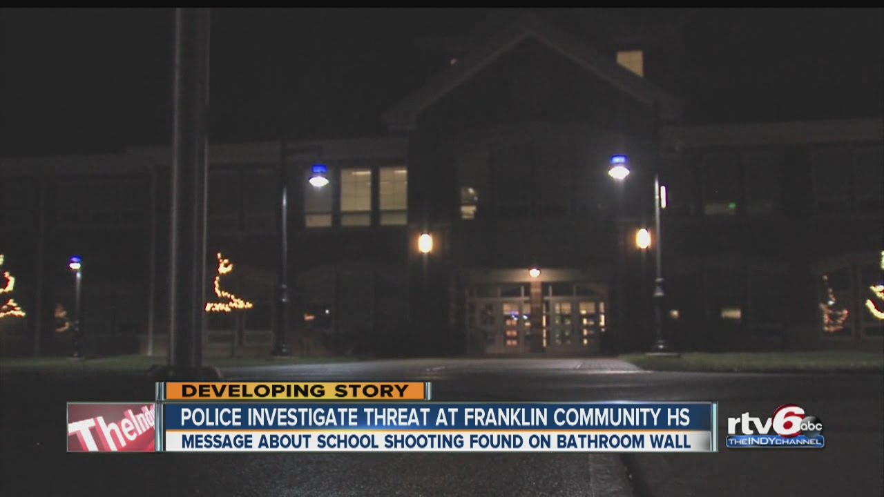 Police investigating threat at Franklin Community High School - YouTube