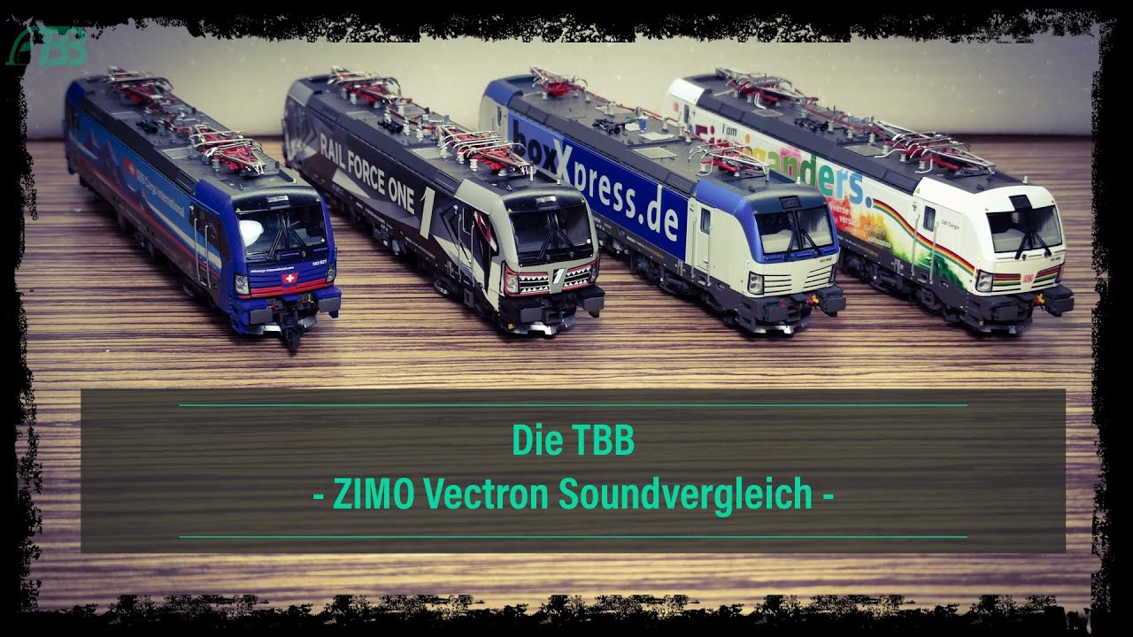 Vectron Soundvergleich mit ZIMO Decodern - 8bit & 16bit, LeoSound ...