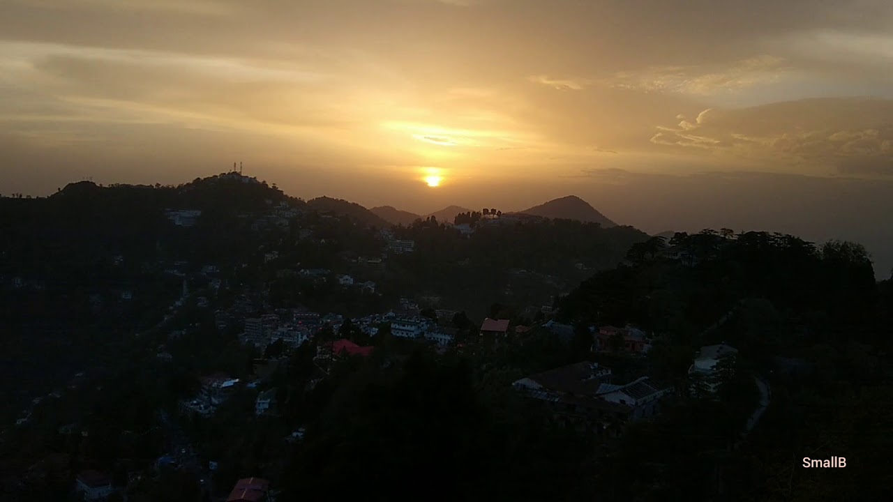 Sunset at Gun Hill Mussoorie - YouTube