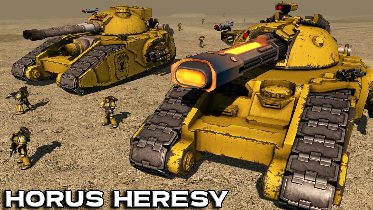 HORUS HERESY CINEMATIC BATTLE - Men of War: Warhammer 40k Mod (4K) - YouTube