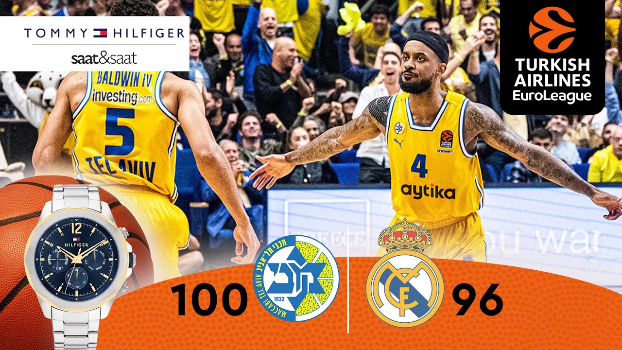Maccabi Tel Aviv - Real Madrid (100-96) - Maç Özeti - EuroLeague 34 ...