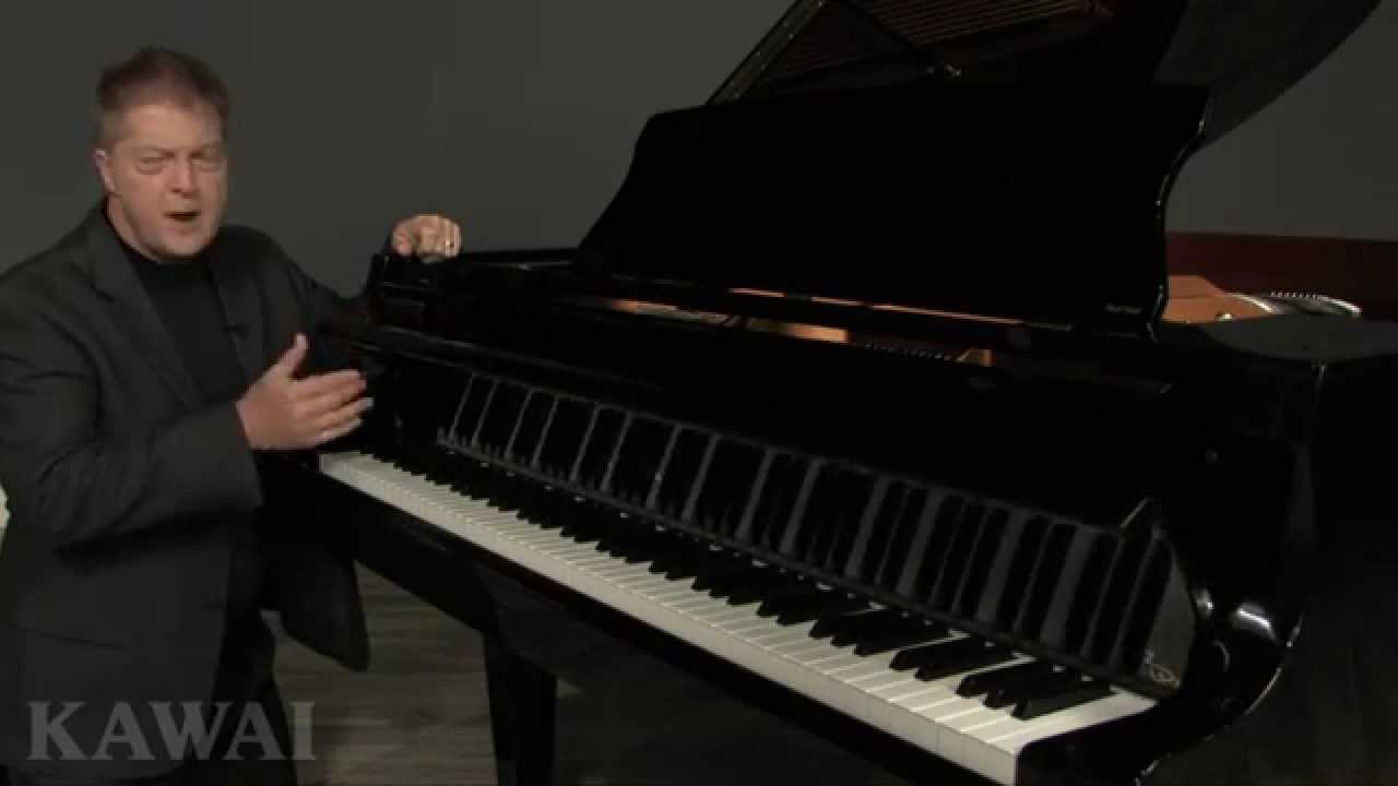 Kawai GX Grand Pianos: Soft Fall Fallboard - YouTube