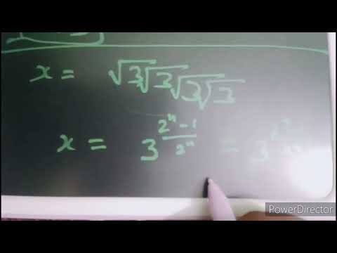 Maths question tricks l √3√3√3... n times? under root of 3 root of 3 ...
