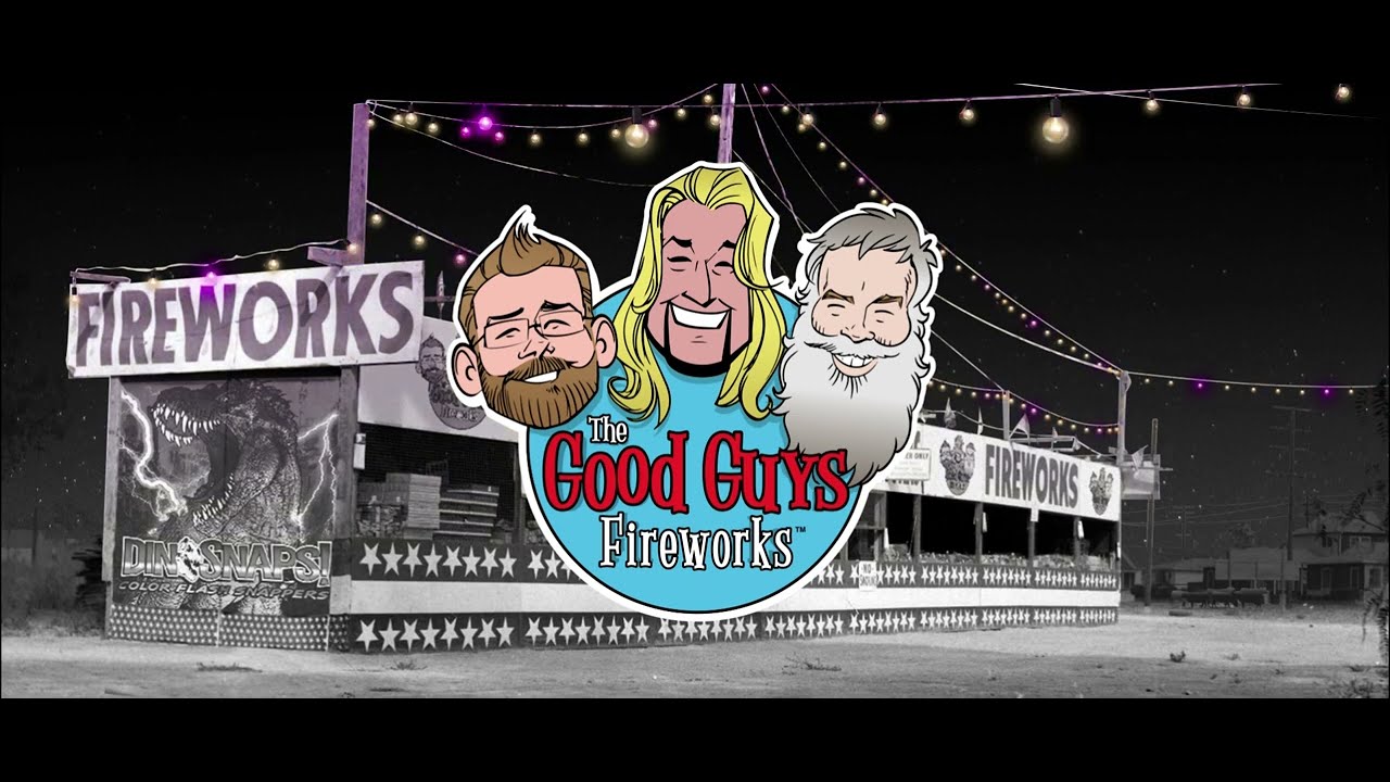 The Good Guys Fireworks Banner - YouTube