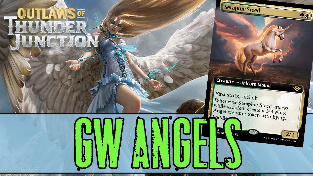Начало ПОЛОЖЕНО! MTG Arena GW Angels Outlaws of Thunder Junction ...