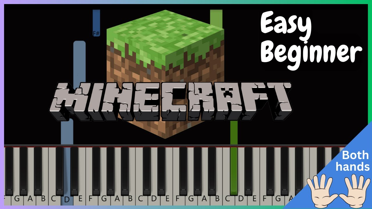 Sweden from Minecraft | VERY EASY BEGINNER PIANO TUTORIAL - YouTube