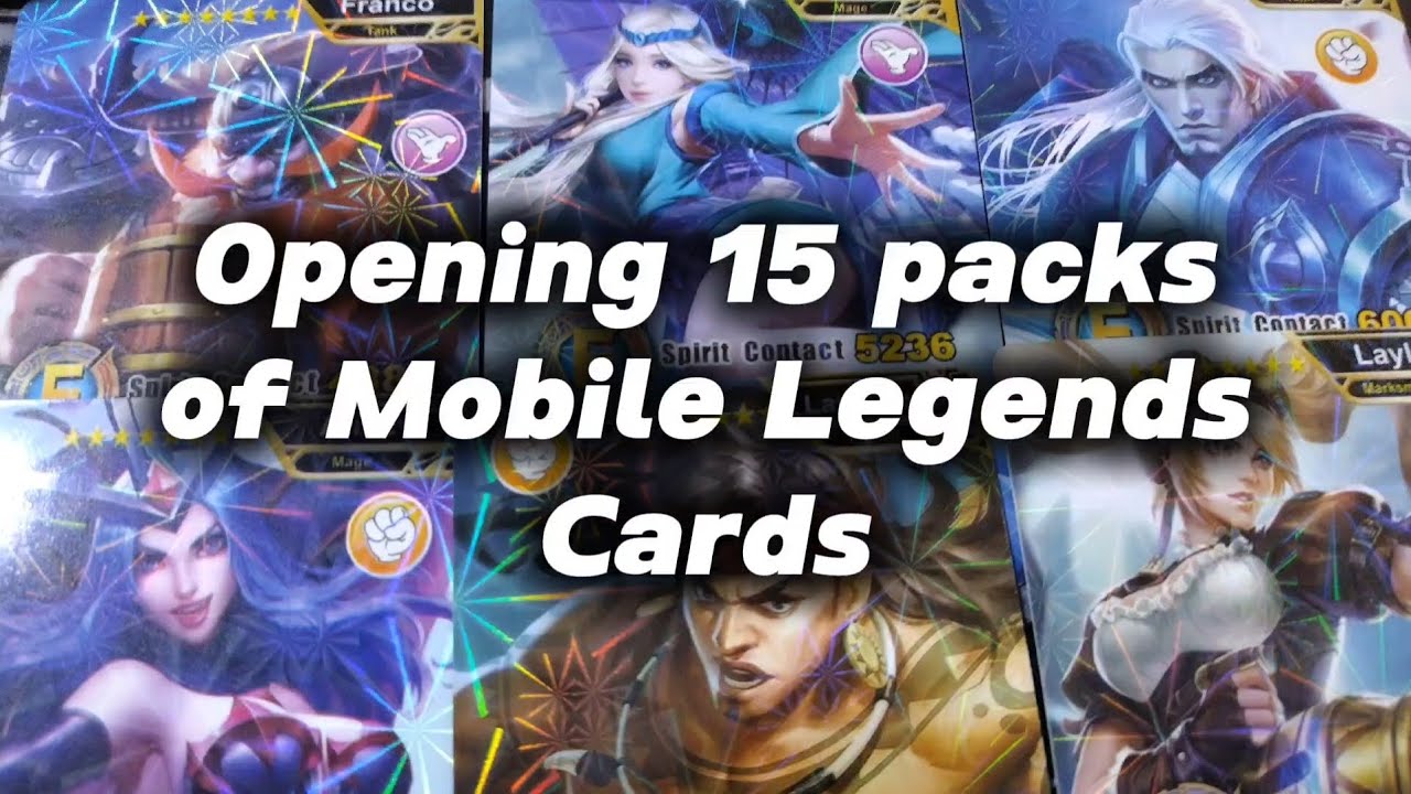 Epic Mobile Legend cards unpacking 🎮🕹️👾 ️😎😄🤠 let's play - YouTube