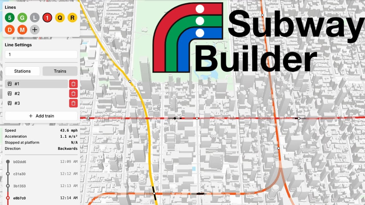 subway builder returns lets get to transit! | subway builder - YouTube