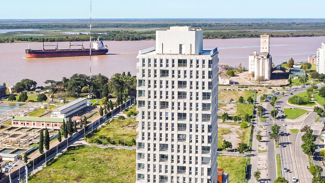 Fotografía y Video con Drone en la ciudad de Rosario, Edificio Metra en Puerto Norte - YouTube