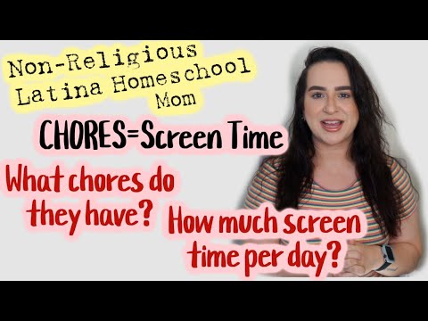 AGE APPROPRIATE CHORES FOR KIDS | CHORES FOR SCREEN TIME