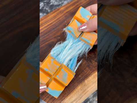 Viral Angel Hair chocolate bar 🍫 #asmr #cottoncandy #diy