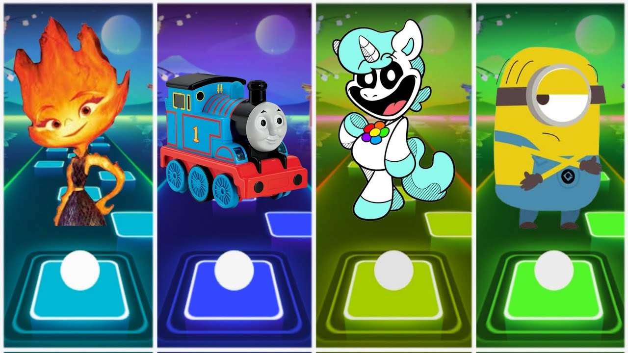 Elemental 🆚 Thomas_The_Train 🆚 Poppy_Playtime 🆚 Minions_The_Rise_of_Gru ...