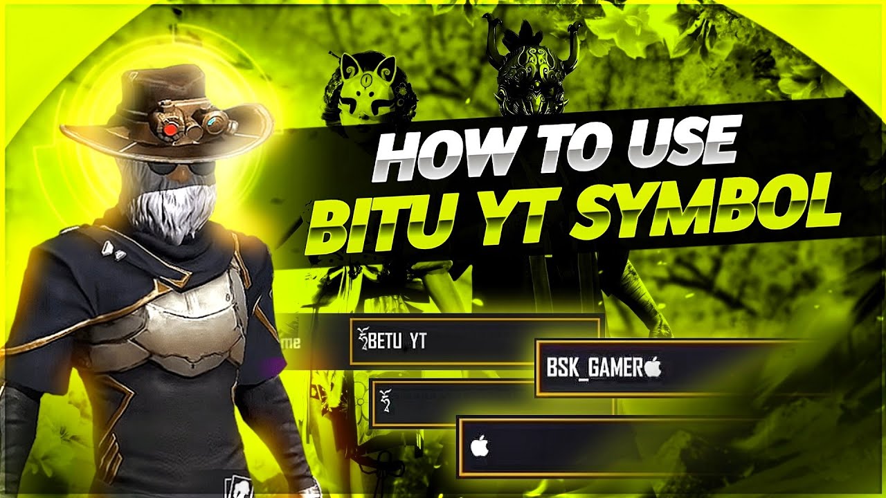 How To Use Apple Symbol In Free Fire || Free Fire Apple Symbol In ...