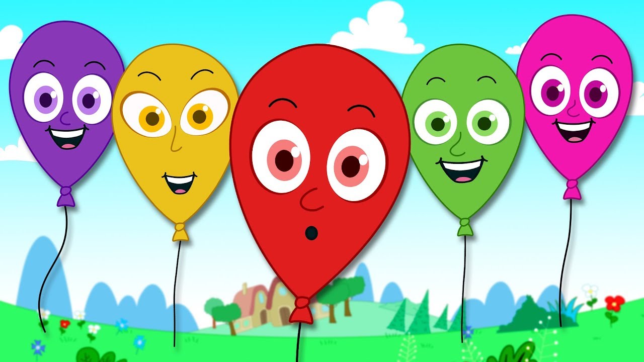 Balloon Finger Family Song | Nursery Rhymes Collection | Dee Dee Kids ...