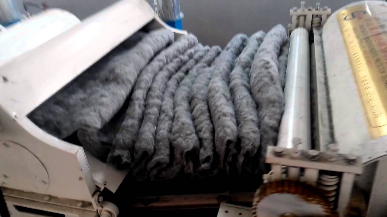 qingdao new shunxing basic textile recycling machinery - YouTube