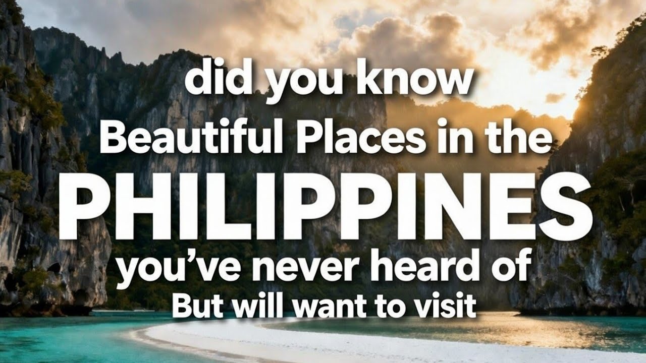DID YOU KNOW? That there are beautiful places in the Philippines you've ...