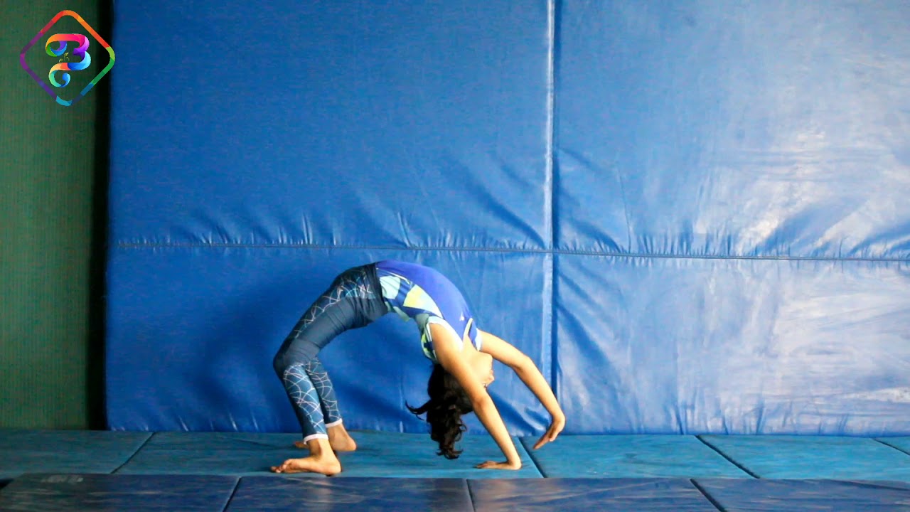 Bridge/Back Arch walking - ಜಿಮ್ನಾಸ್ಟಿಕ್ (Gymnastics moves) - YouTube
