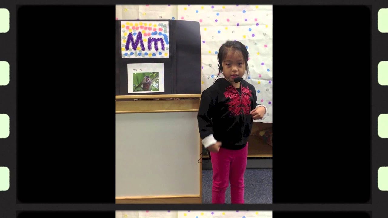 What do the letters say? by Ms. Gonzalez's kindergarten - YouTube