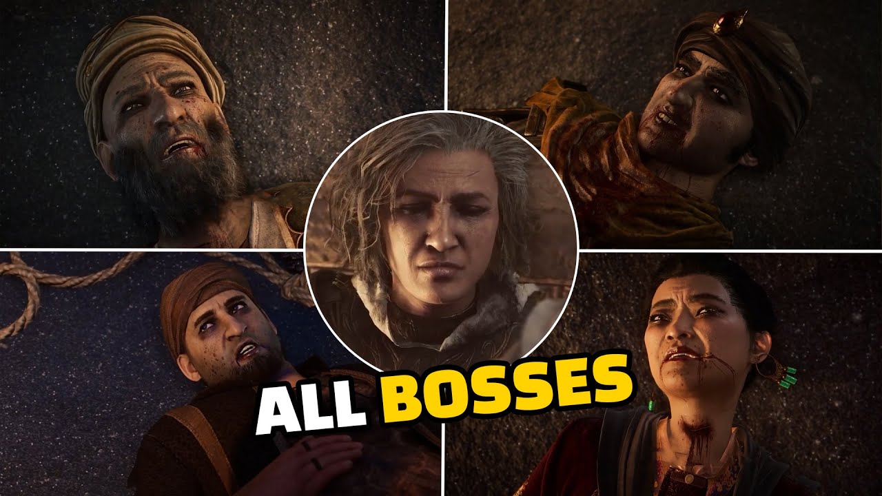 All Bosses & Assassination Death Scenes in Assassin's Creed Mirage (ACM ...
