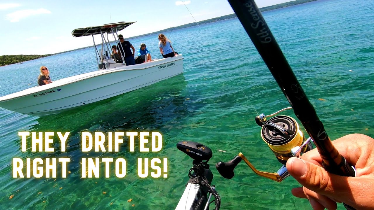 CRAZY Pleasure Boaters While Fishing a Tournament on Grand Traverse Bay ...