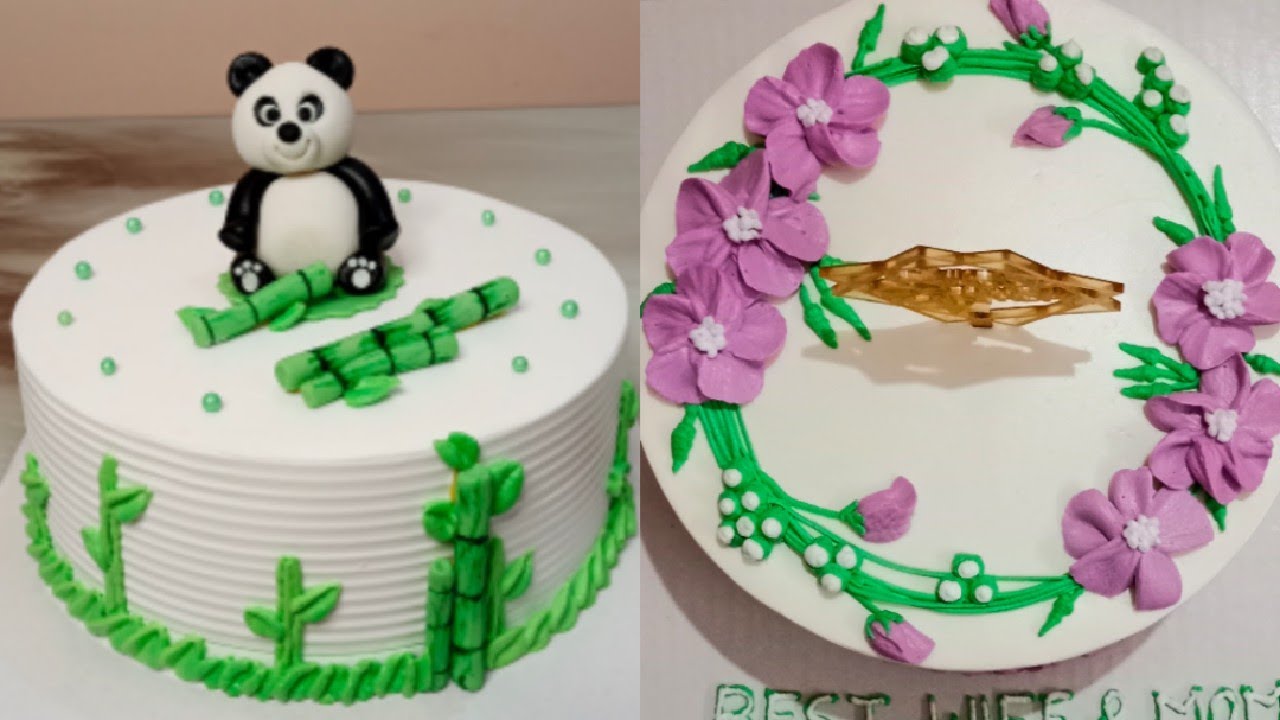 Cake decorating ideas | simple cake designs | Easy Birthday Theme ...