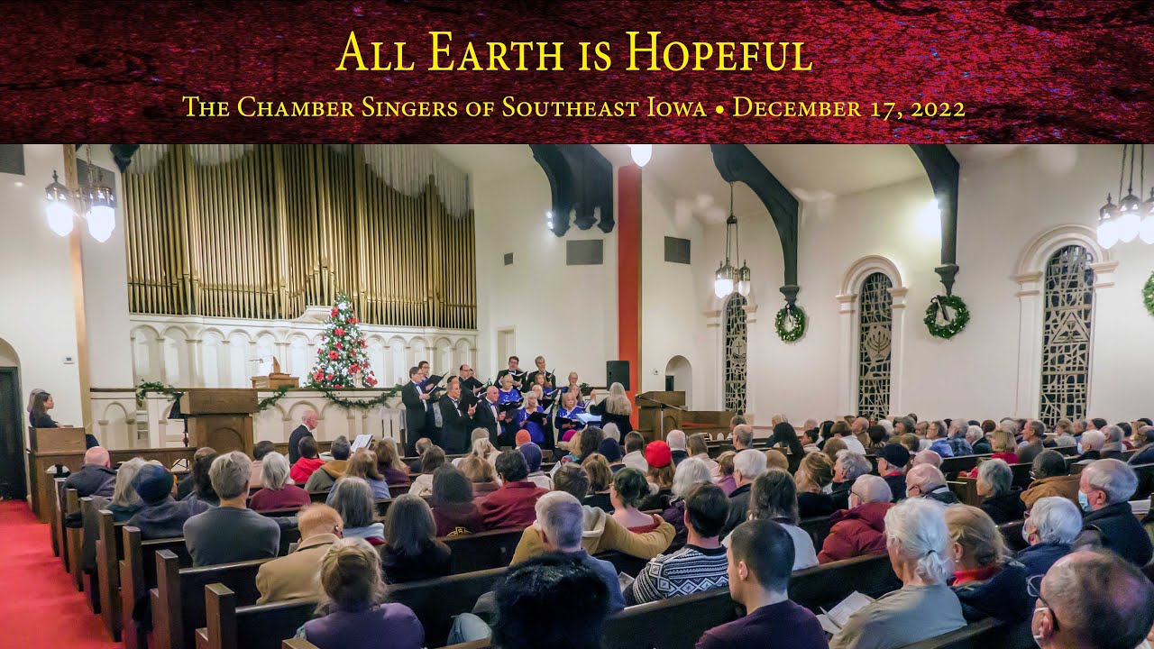 All Earth is Hopeful • Alberto Taulé, arr. James E. Bobb • The Chamber ...