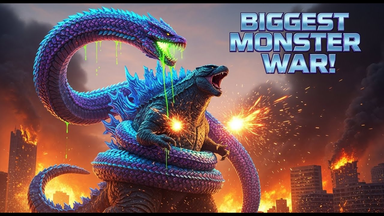 Godzilla vs. Titanoboa: The Epic Clash With The World's Largest Snake ...