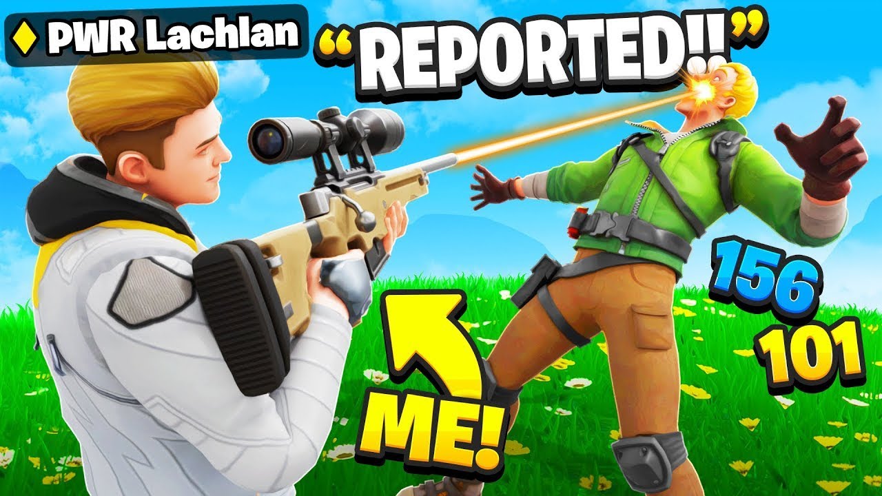 I Stream Sniped Him As Lachlan - Fortnite - YouTube