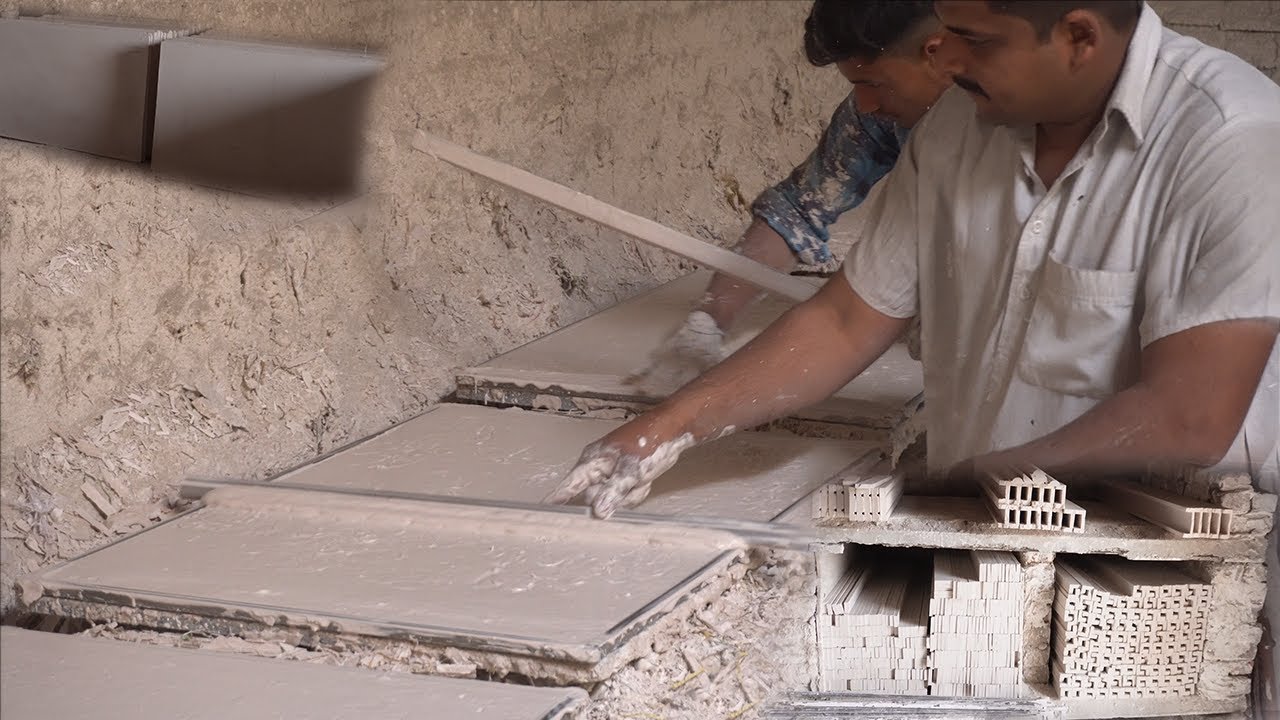 Amazing Process of Gypsum Board Production Flow - YouTube