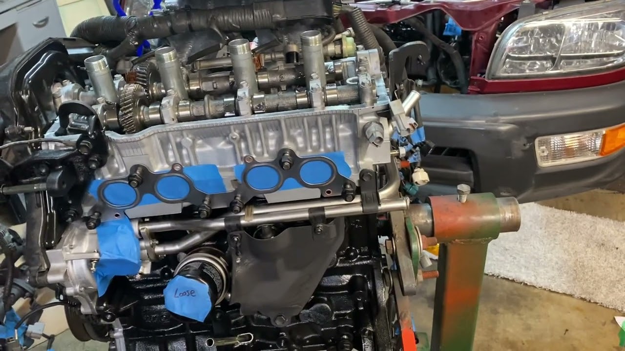 1999 RAV4 3sfe engine rebuild part 2 - YouTube