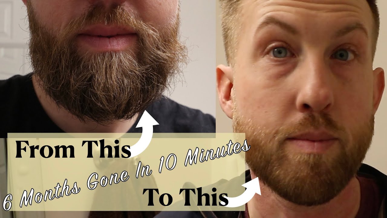 How To Trim Your Beard (Removing Length Tutorial) - YouTube