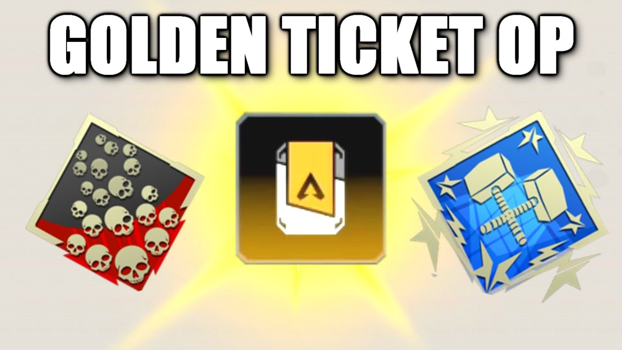 The Secret GOLDEN TICKET is OP (20 kills & 4k damage) in apex legends ...