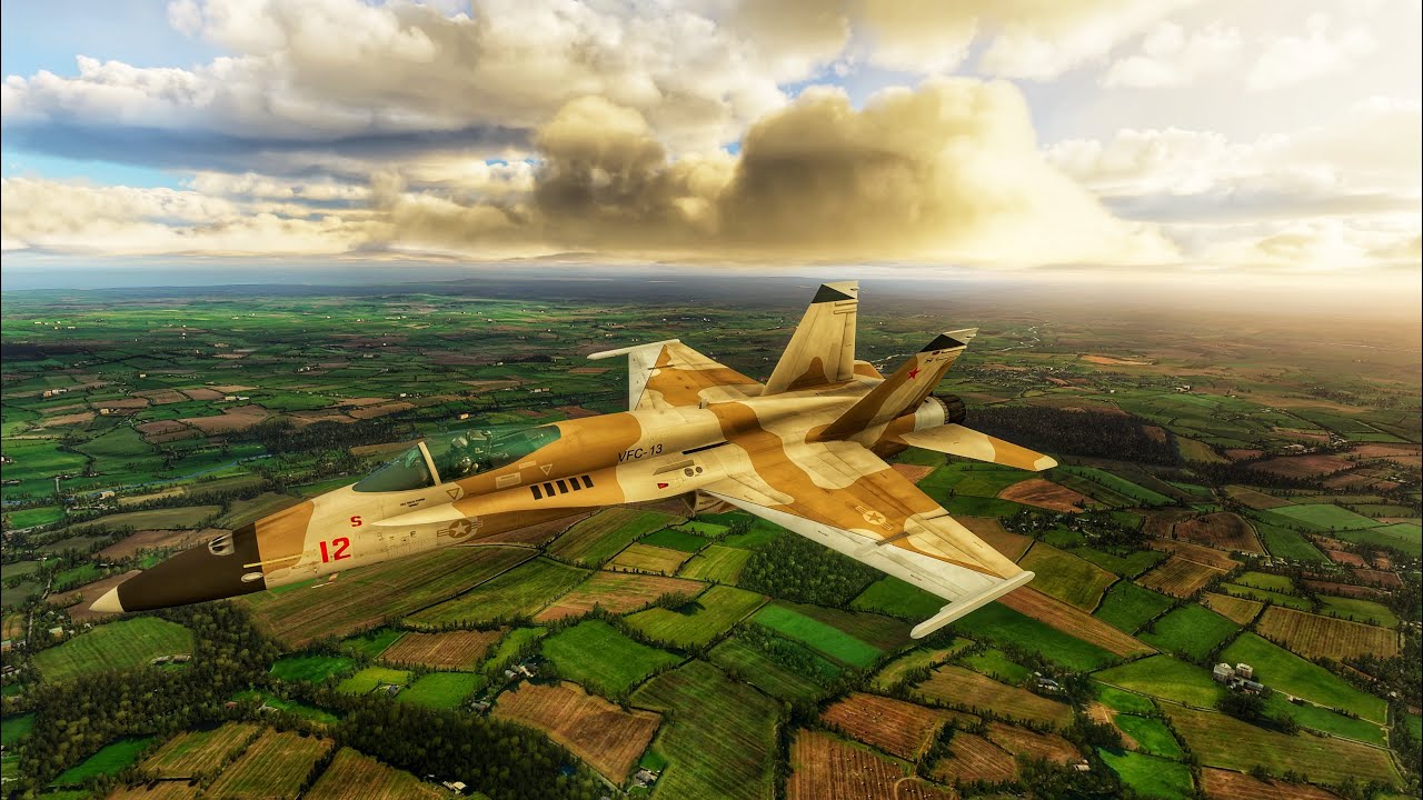 Barrel Rolling an F-18 in Microsoft Flight Simulator 2020 - YouTube