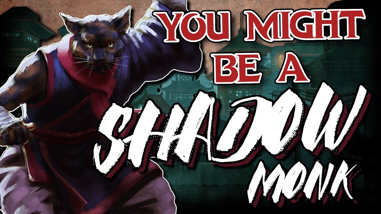 You Might Be a Shadow Monk | Monk Subclass Guide for DND 5e - YouTube