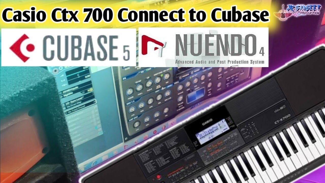 How to Connect Casio Ctx 700 to Cubase5 | Ctx 700 connect to Fl Studio ...