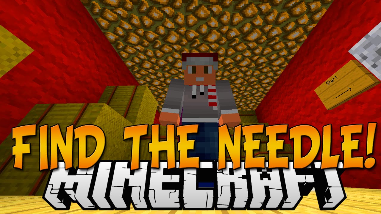 MINECRAFT: NEEDLE IN HAYSTACK MINIGAME "FIND THE NEEDLE!" w/Kenny ...