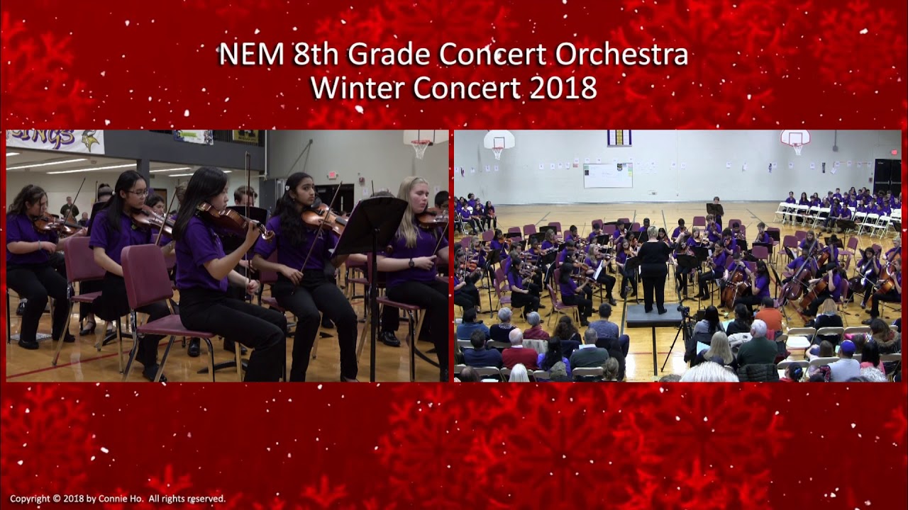 The Yuletide Rag .... NEM 8th Grade Winter Concert 2018 - YouTube