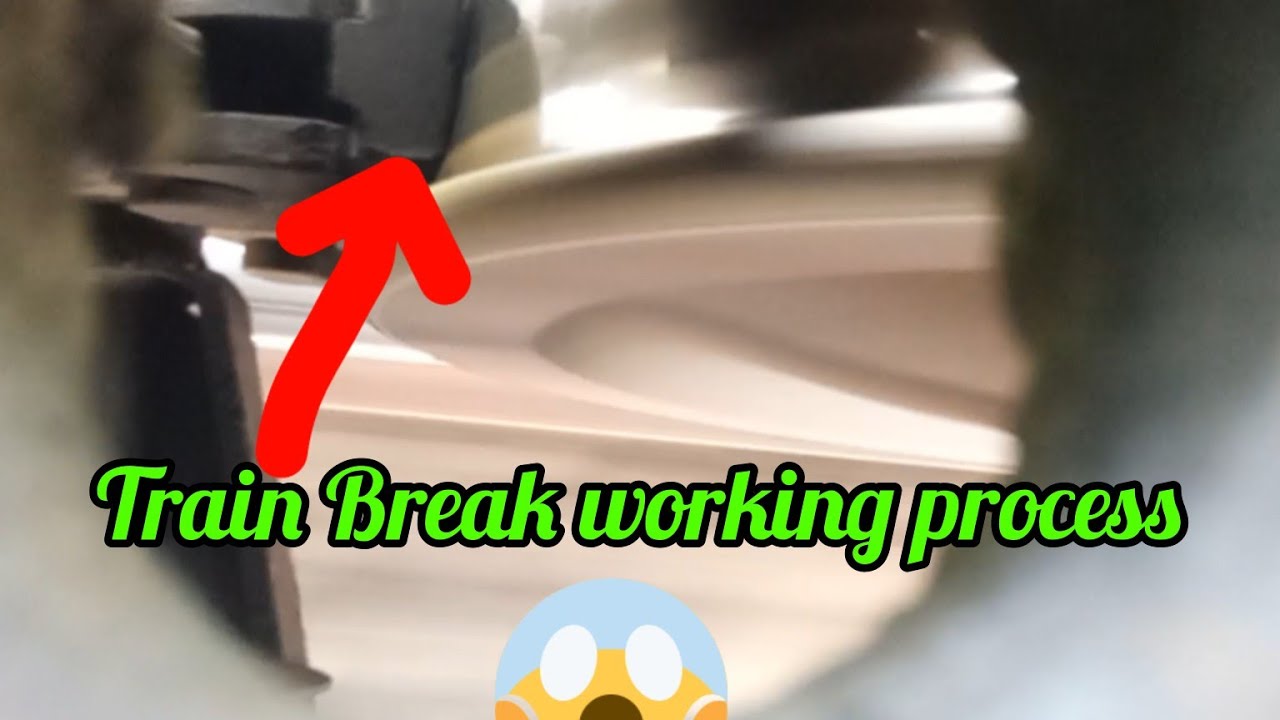 Train wheel Break working process. #viral #travel #train #trending # ...