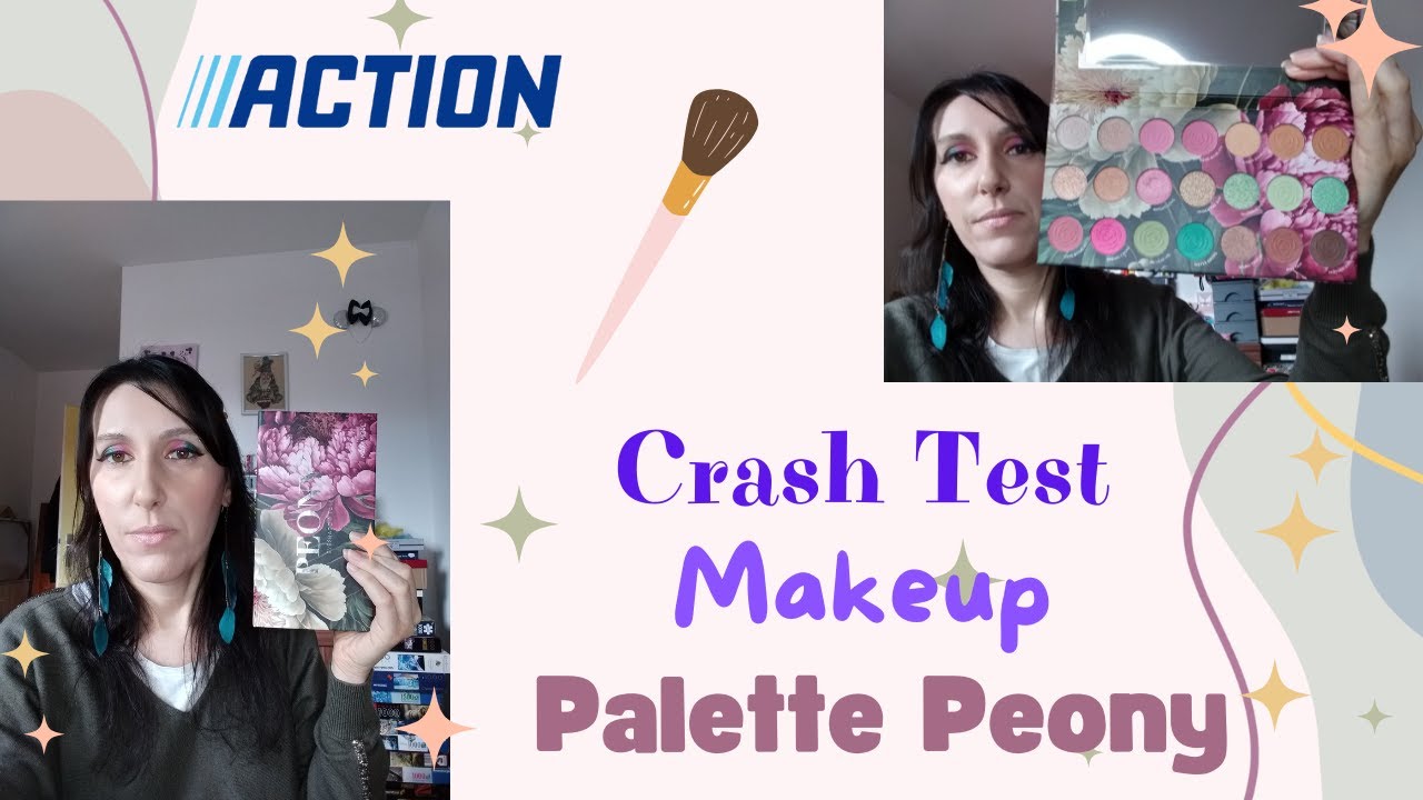 Crash Test makeup palette Peony action - YouTube