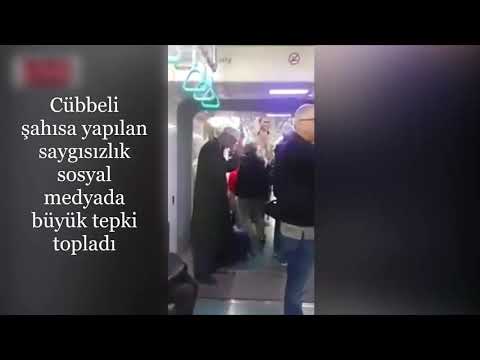 Metro'da Cübbeli adama Büyük saygısızlık Taciz / Yazık