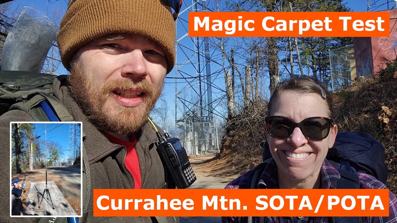 Testing the Magic Carpet with a SOTA/POTA Activation of Currahee ...