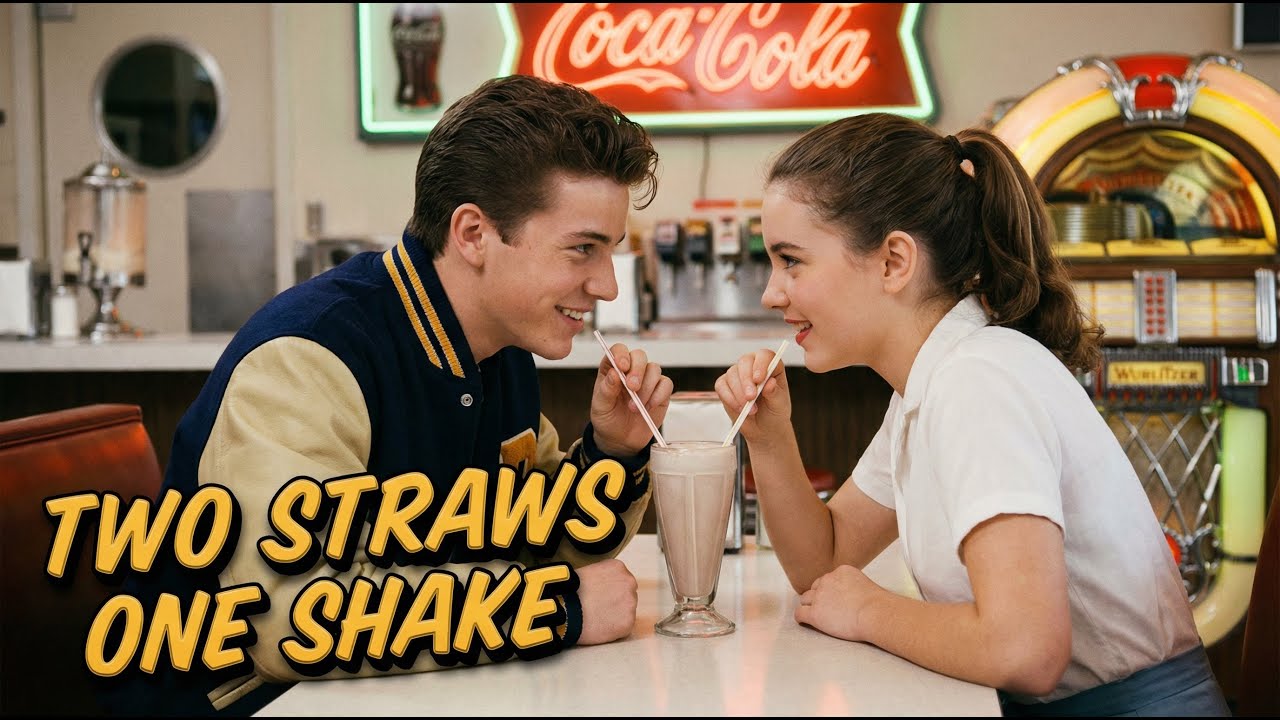 Two Straws One Shake - Sweet 1950s Doo-Wop & Diner Vibes 🍦 - YouTube