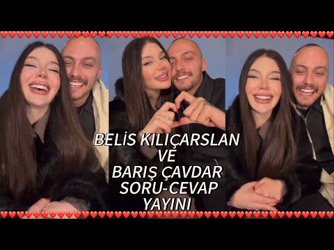 KISMETSE OLUR BELİS KILIÇARSLAN VE BARIŞ ÇAVDAR SORU CEVAP YAYINI! YARIŞMA BİTTİ Mİ? #kısmetseolur