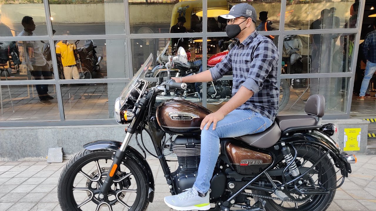Royal Enfield Meteor 350 supernova walkaround and ride review 🔥🔥 - YouTube