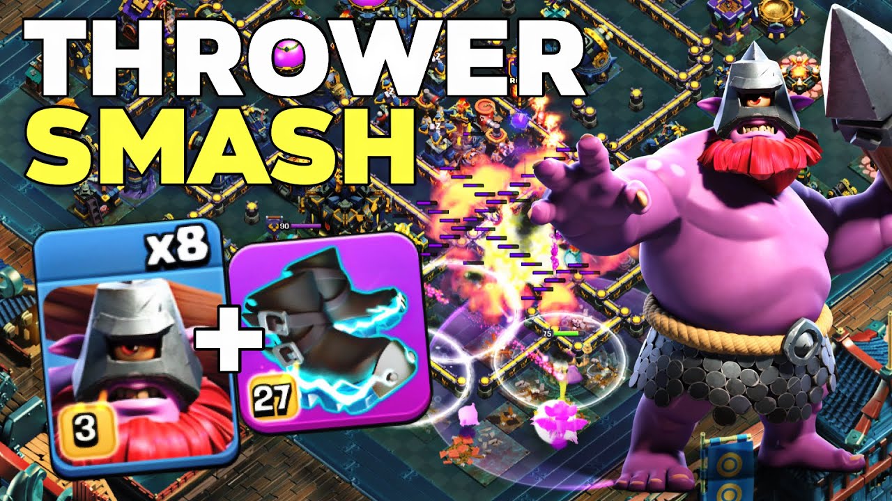 INSANE Warden Walk Fireball Th17 Thrower Smash Legend League Attacks ...