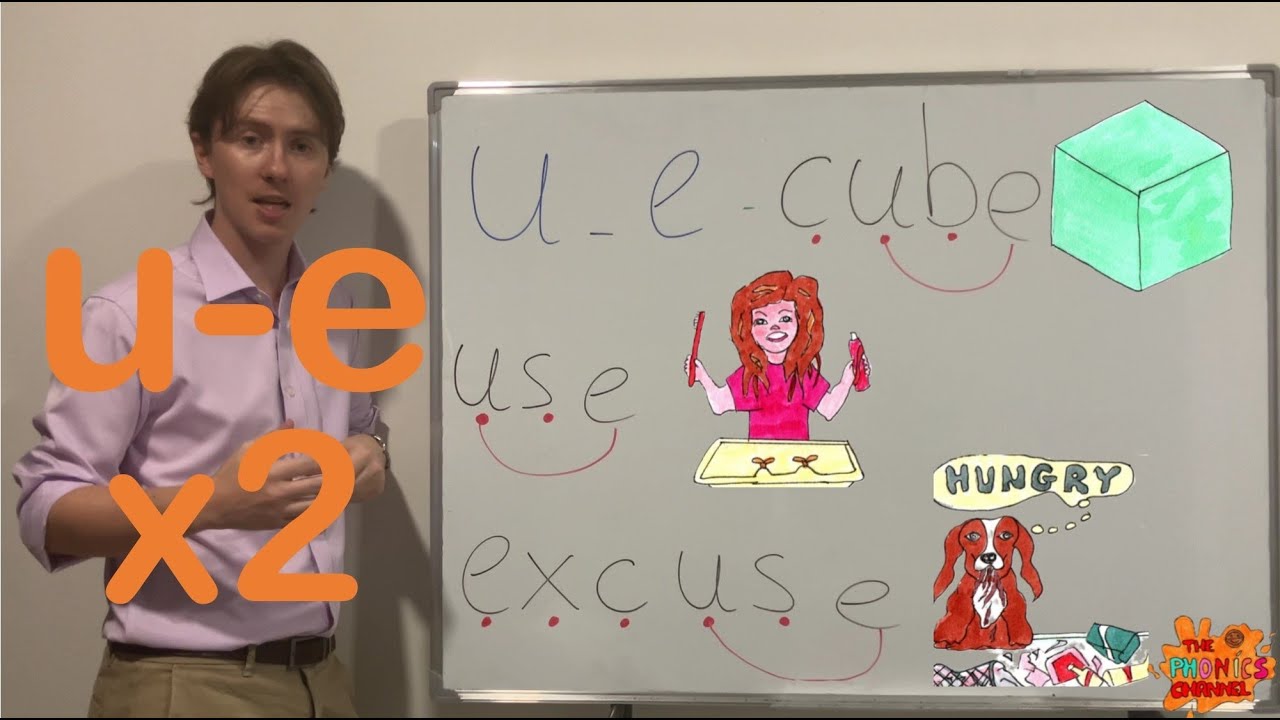 Adult Phonics - Split Digraph U-E - Long /U/ Words - British ...