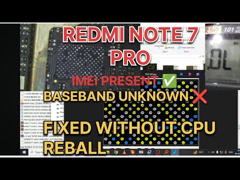 REDMI NOTE 7 PRO IMEI PRESENT BUT BASEBAND UNKNOWN FIX WITHOUT CPU ...