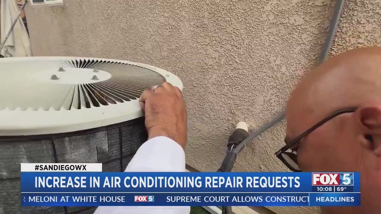 Increase In Air Conditioning Repair Requests - YouTube